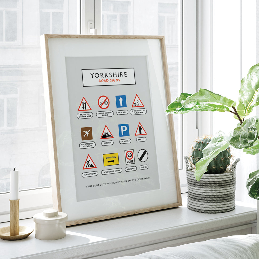 Yorkshire Road Signs - Print – TheYorkshirePrintCompany
