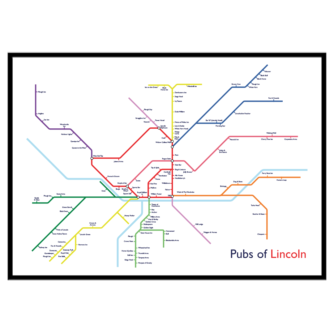 Pub Maps – TheYorkshirePrintCompany