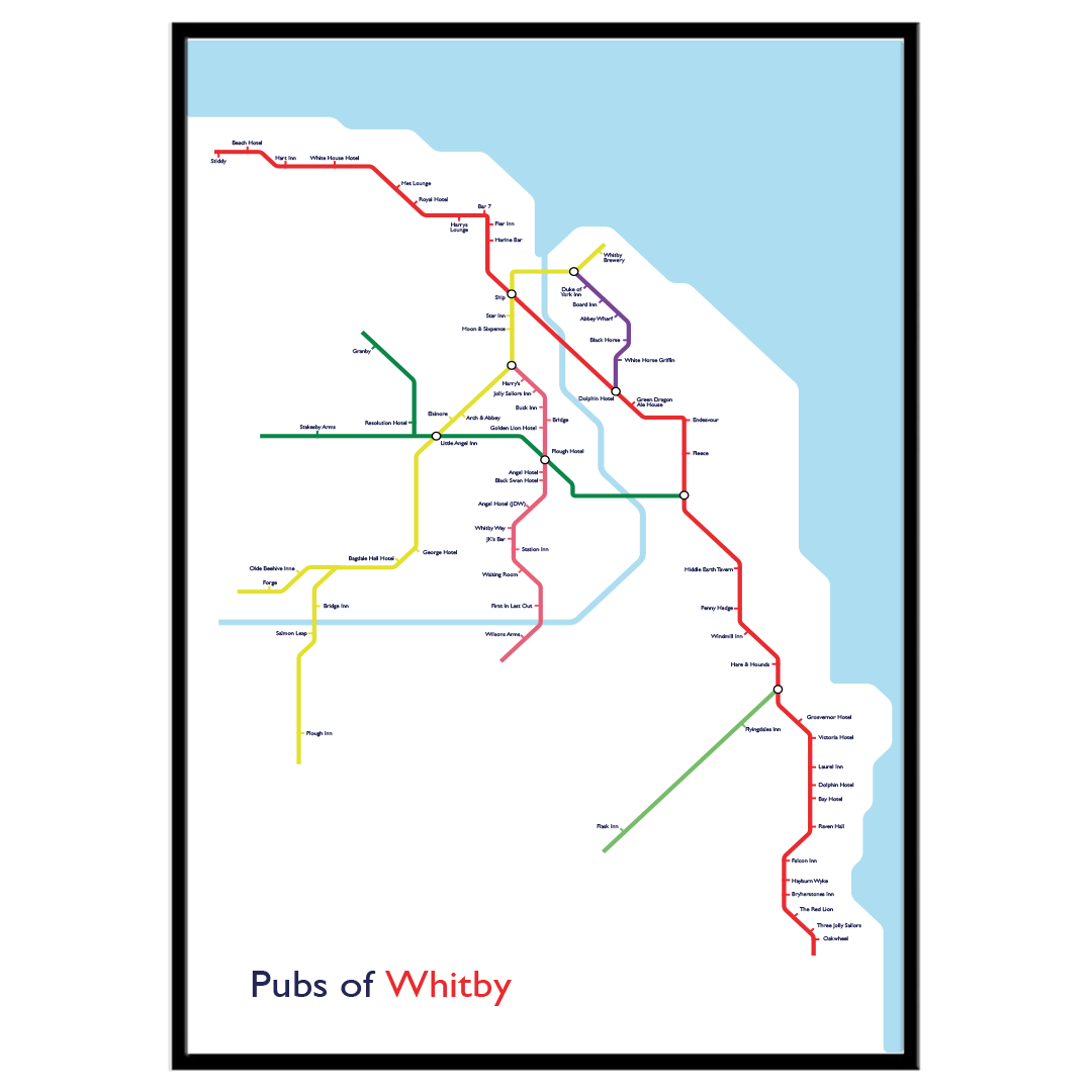 Pub Maps – TheYorkshirePrintCompany